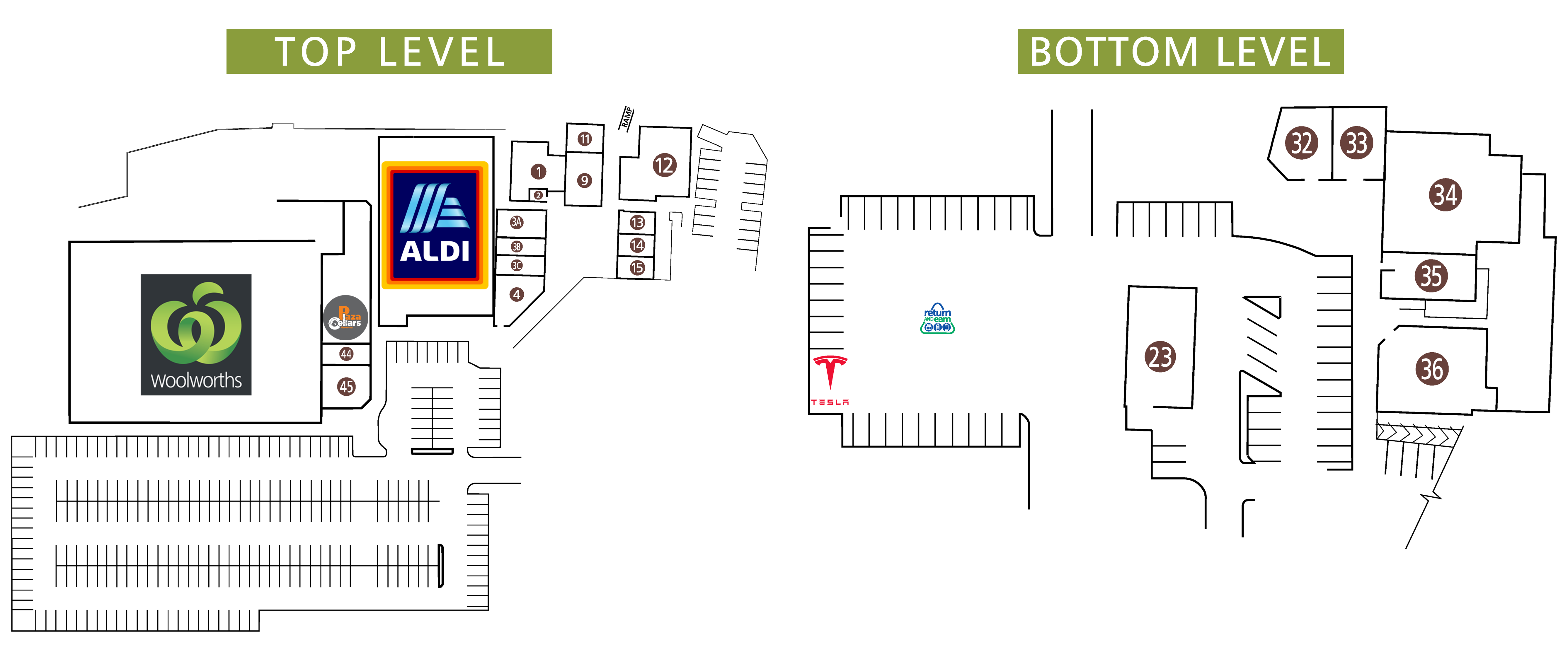 Narooma Plaza Centre Map | Narooma, South Coast NSW